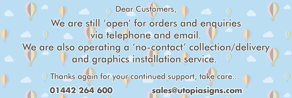 Utopia Signs - Design, Print, Signs In Hemel Hempstead